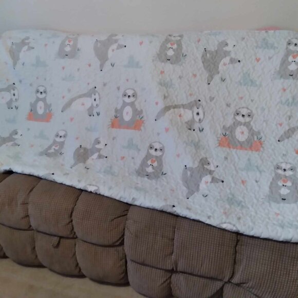 S.L. Fashions | Bedding | Sloth Quilt Sl Home Fashions Wmatching Pillow ...